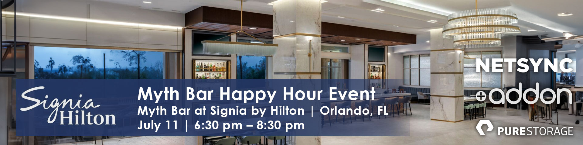 Myth Bar Happy Hour Event | Netsync