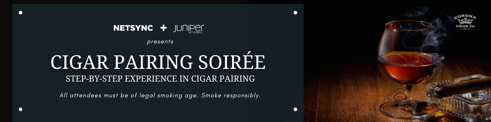 Netsync’s Cigar Pairing Soirée | Netsync